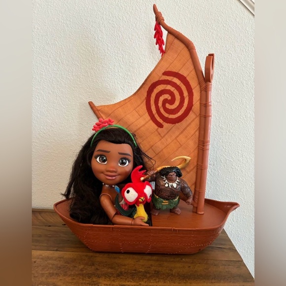 Disney | Toys | Disneys Moana Lot With Mauis Fish Hook | Poshmark